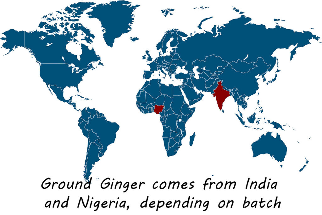 Ground Ginger - The Spice Cupboard
