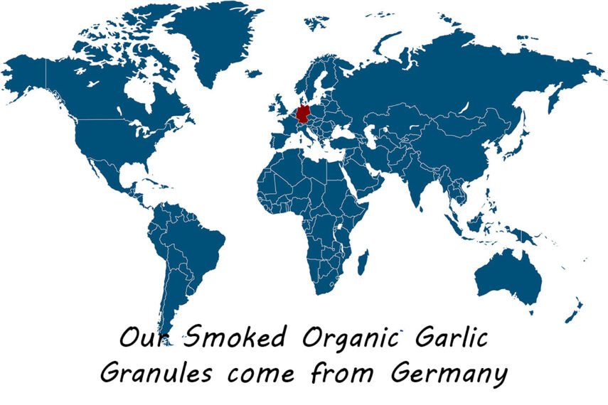 Smoked Organic Garlic Granules 1 - 3mm - The Spice Cupboard